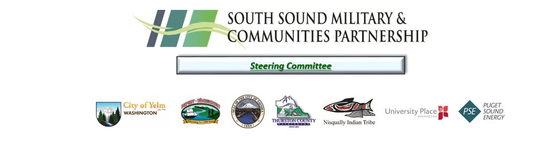 Steering Committee - South Sound Military and Communities Partnership Steering Committee - South Sound Military and Communities Partnership